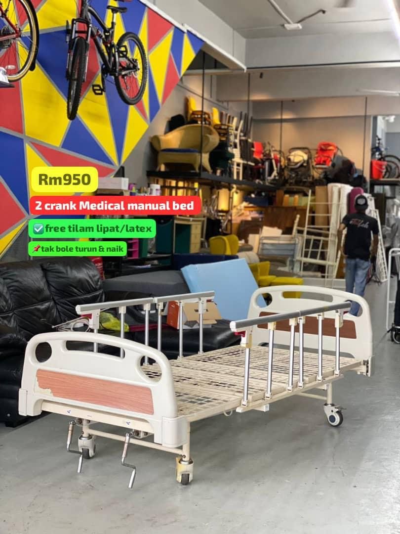 Pelbagai jenis Katil hospital, Health & Nutrition, Medical Supplies ...