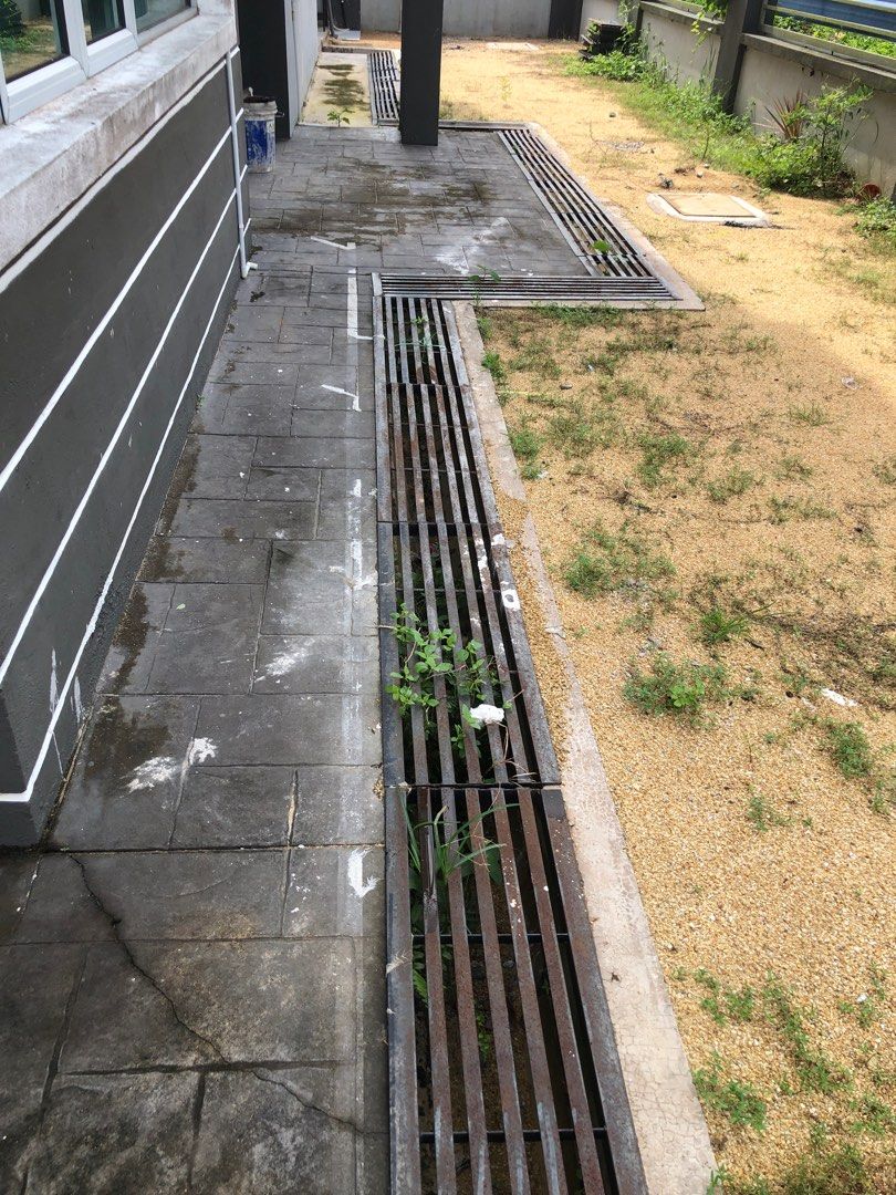 Penutup Longkang Besi / Metal Drain Cover, Furniture & Home Living ...