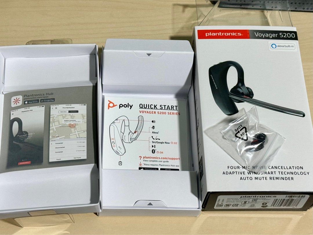 Plantronics Voyager 5200, Audio, Headphones & Headsets on Carousell