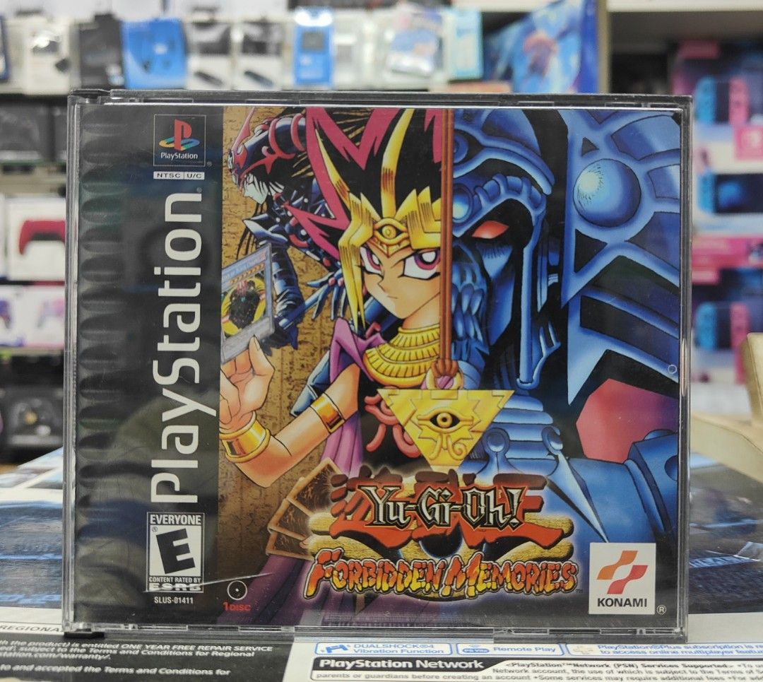 Playstation PS1 Yu-Gi-Oh Forbidden Memories, Video Gaming, Video Games ...