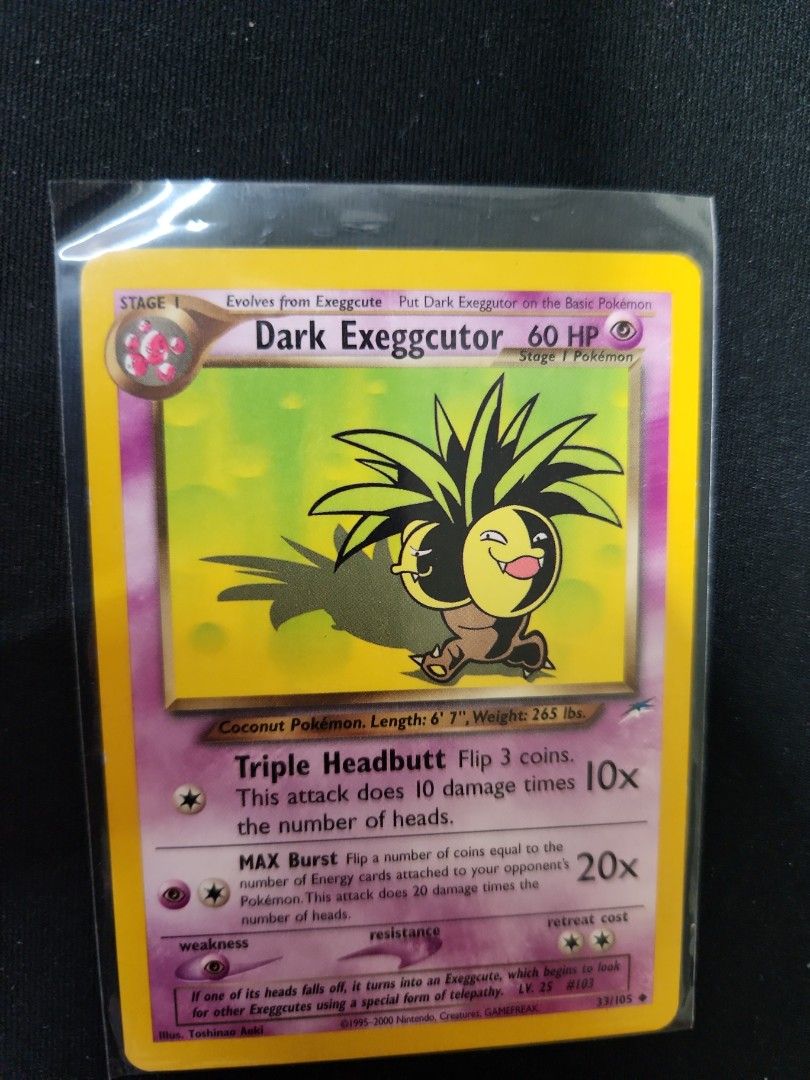 Pokemon Dark Exeggutor, Hobbies & Toys, Memorabilia & Collectibles ...