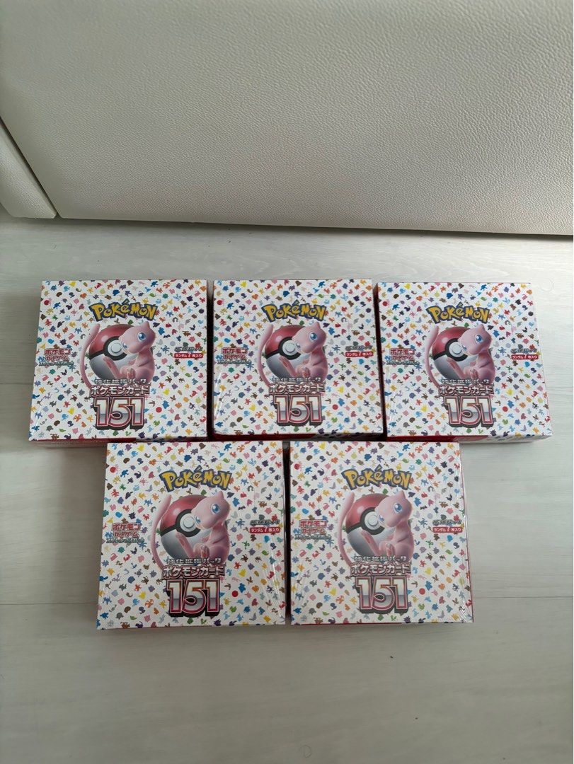 Pokemon japanese 151 sealed booster box, Hobbies & Toys, Toys & Games ...