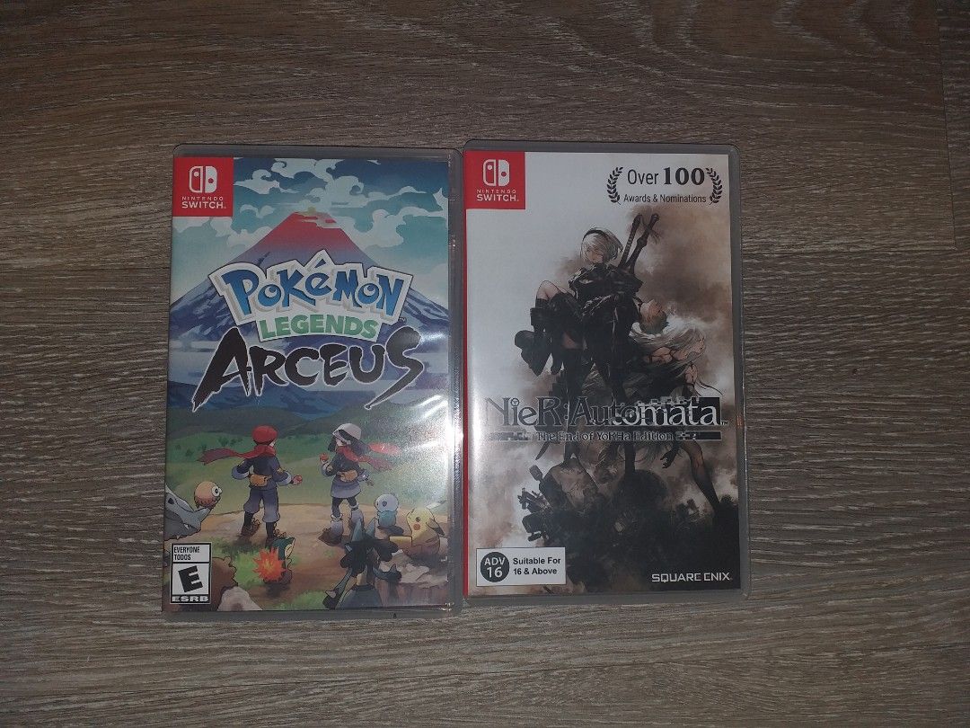 Pokemon Legends Arceus & Nier Automata, Video Gaming, Video Games ...