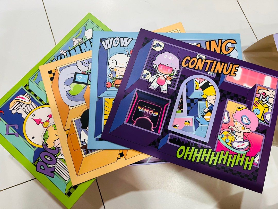 Popmart Dimoo Time Roaming limited edition special Full Box, Hobbies ...