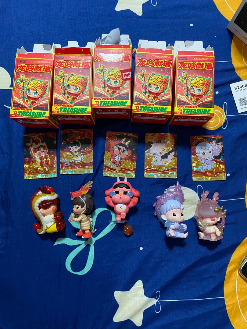 Popmart Loong Presents the Treasure, Hobbies & Toys, Toys & Games on ...
