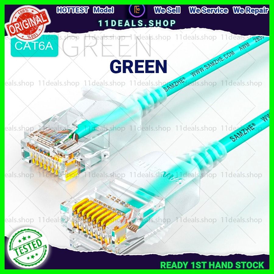 Premium SAMZHE LAN CAT 6 Cat 6A Cat 7 Cat 8 High Speed Performance Thin ...