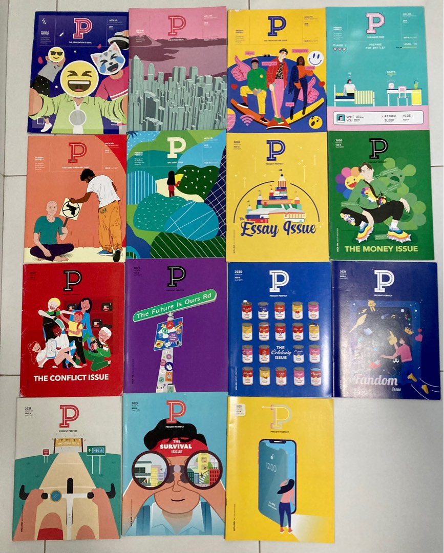 Present Perfect Magazines (2017, 2018, 2020, 2021), Hobbies & Toys ...