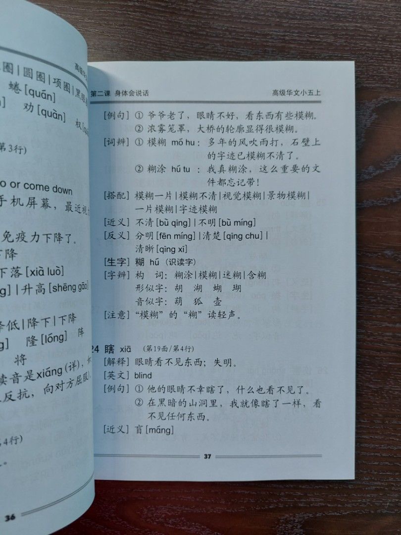 primary 5 higher chinese vocabulary handbook, Hobbies & Toys, Books ...