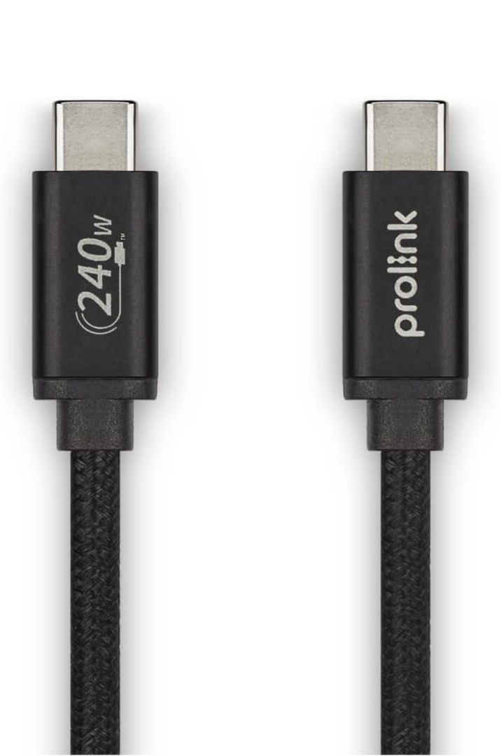 Prolink 240W USB C-C PD 3.1 E-Mark USB C-C Cable (2 meter), Computers ...