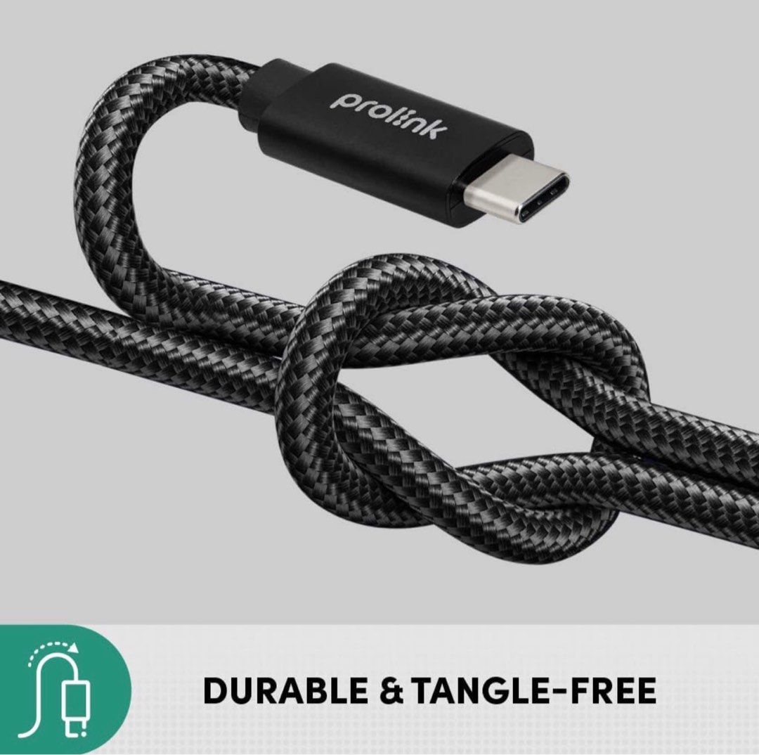 Prolink 240W USB C-C PD 3.1 E-Mark USB C-C Cable (2 meter), Computers ...