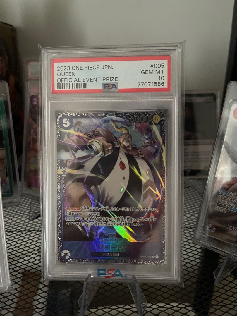 PSA 10 flagship queen one piece tcg ST04-005 C Parallel Foil / Flagship Battle, Hobbies & Toys ...