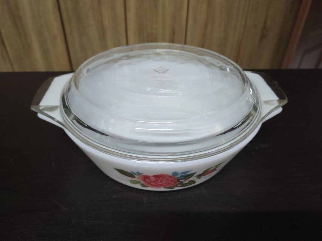 PYREX JAJ COTTAGE ROSE, Hobbies & Toys, Collectibles & Memorabilia ...