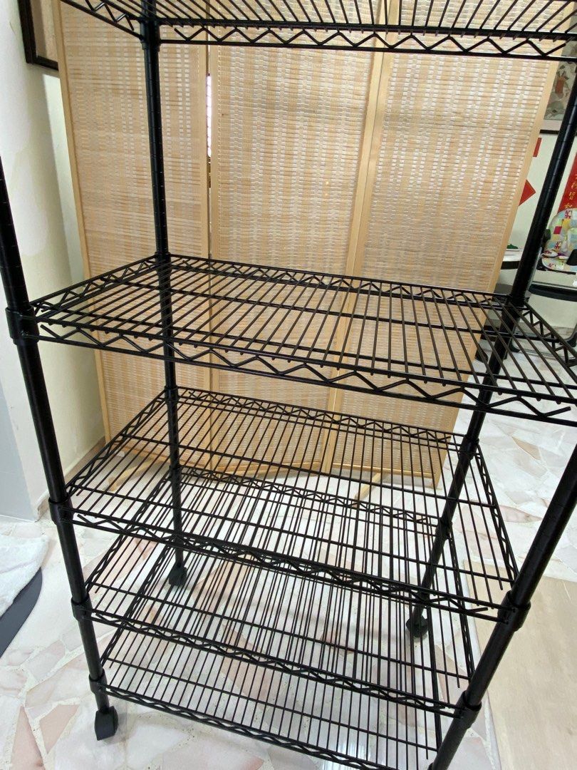 Industrial grade rack with wheels, Furniture & Home Living, Furniture ...
