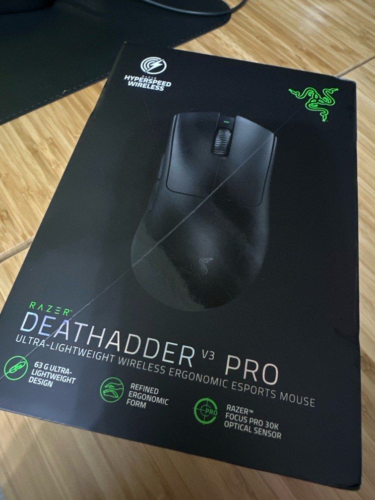 Razor Death Adder V3 Pro, Computers & Tech, Parts & Accessories, Mouse ...