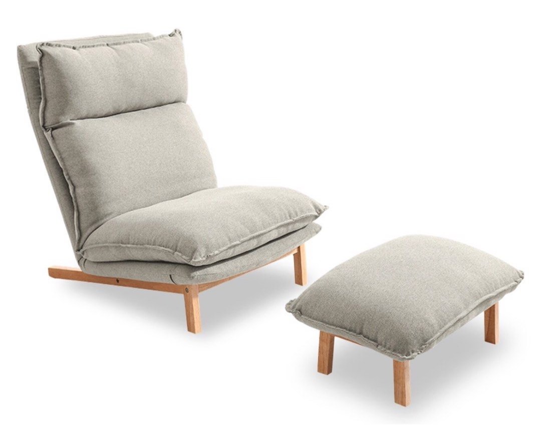 Reclining Chair (muji-inspired), Furniture & Home Living, Furniture ...