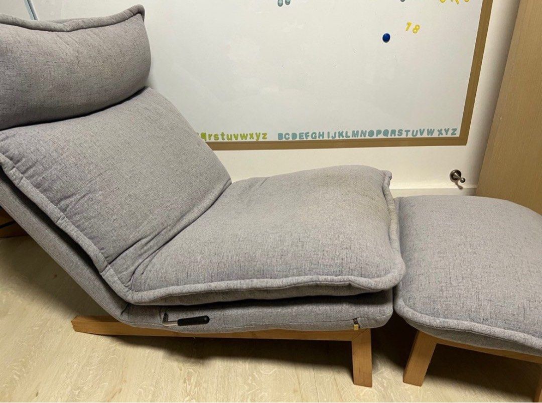 Reclining Chair (muji-inspired), Furniture & Home Living, Furniture ...