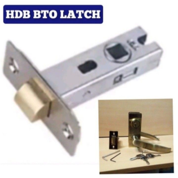 Replacement HDB BTO Door Latch (Tongue)/ Adjustable Latch, Furniture ...