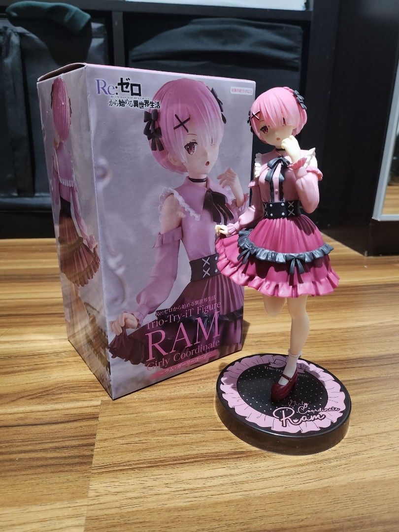 Re:Zero Ram Figurine, Hobbies & Toys, Toys & Games on Carousell