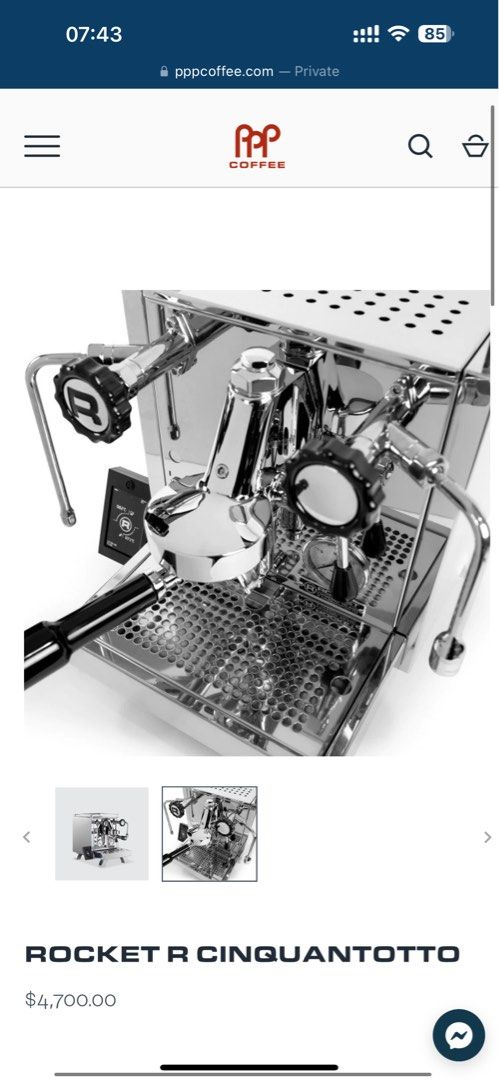 ROCKET R58 CINQUANTOTTO ESPRESSO MACHINE, TV & Home Appliances, Kitchen ...