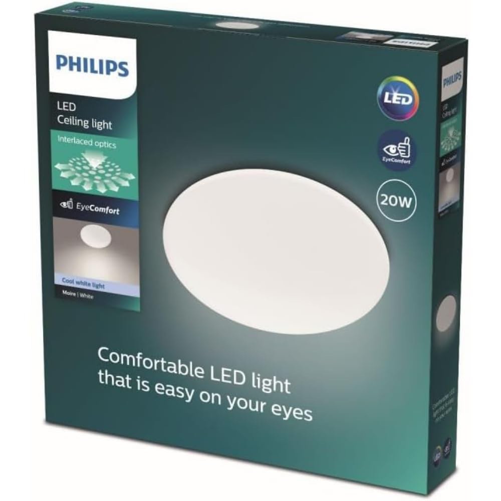 (RP $49.90) Philips LED Ceiling Light 20W (Cool Daylight), Furniture ...