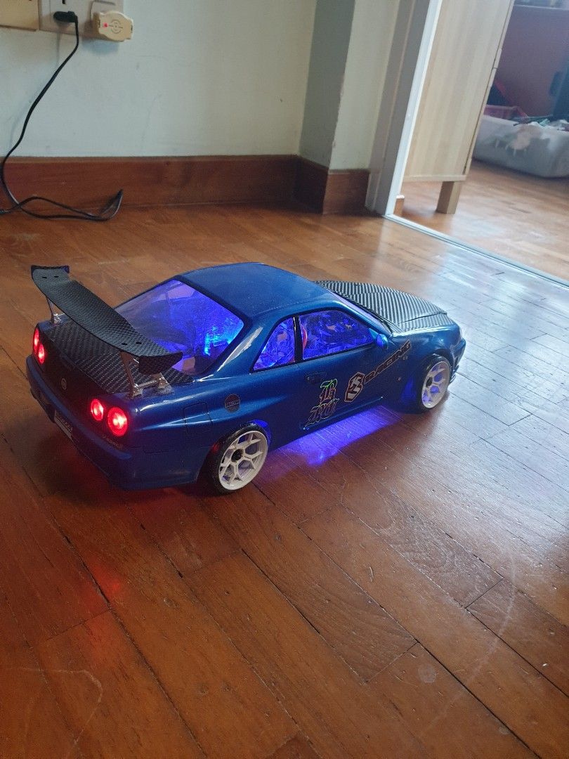RTR Rc drift car R34, Hobbies & Toys, Toys & Games on Carousell