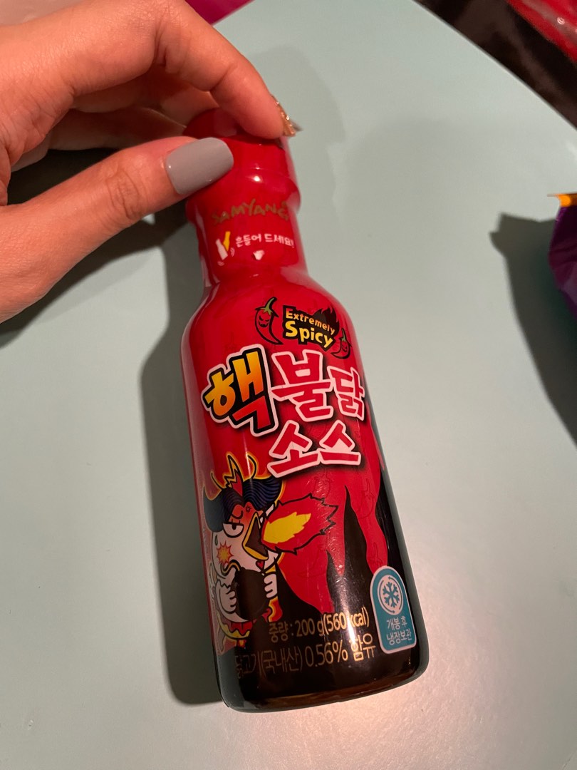 Samyang Buldak Hot Chicken Flavor 2x Sauce, Food & Drinks, Spice ...