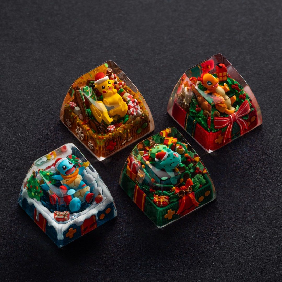 S-Craft Christmas keycaps, Hobbies & Toys, Stationery & Craft, Other ...