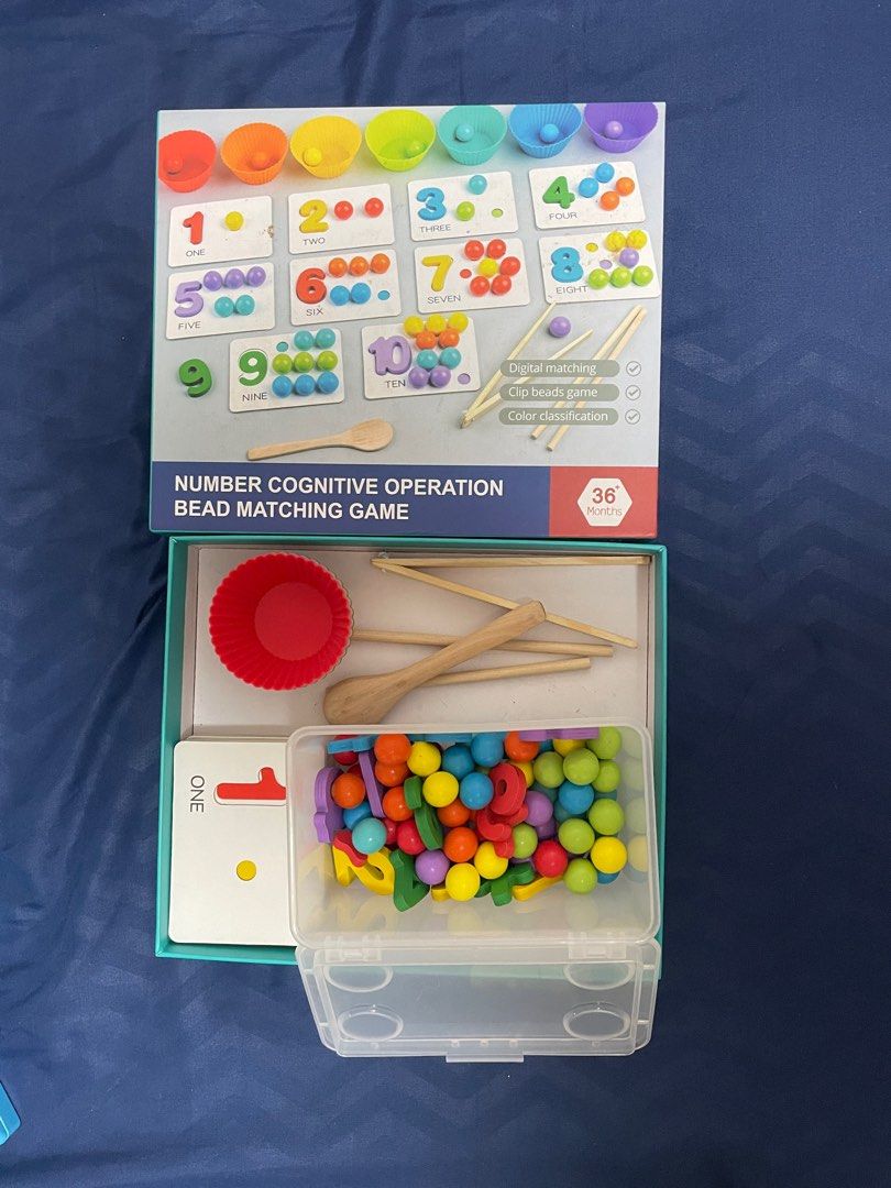 Sensory educational counting toy, Hobbies & Toys, Toys & Games on Carousell