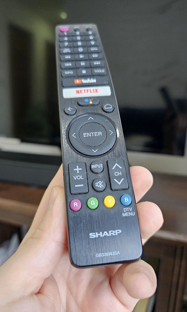 Sharp 4k Smart TV and Remote 4T-C50BK1X, TV & Home Appliances, TV ...