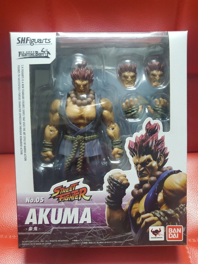 SHF STREET FIGHTER AKUMA, 興趣及遊戲, 玩具 & 遊戲類 - Carousell