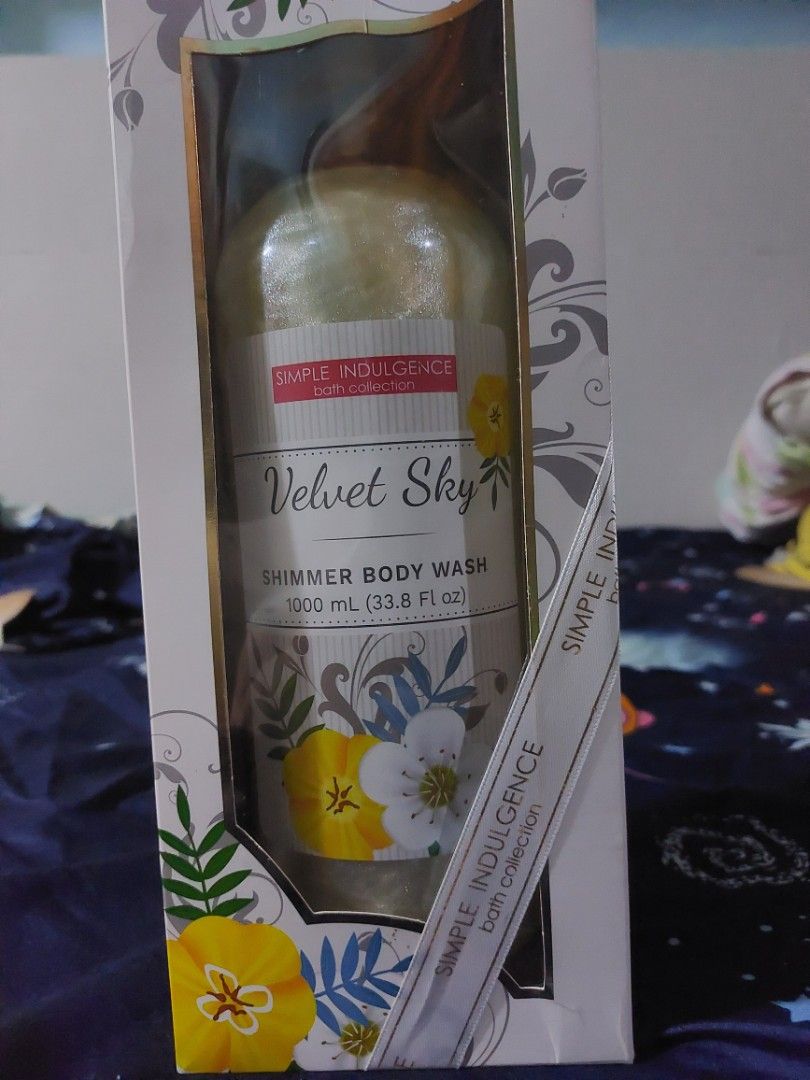 Simple Indulgence Velvet Sky Shimmer Body Wash, Beauty & Personal Care ...