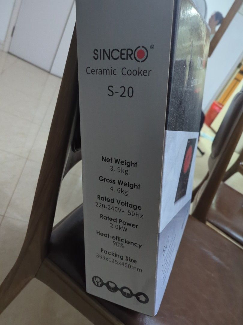 Sincero Ceramic Cooker Induction, TV & Home Appliances, Kitchen ...
