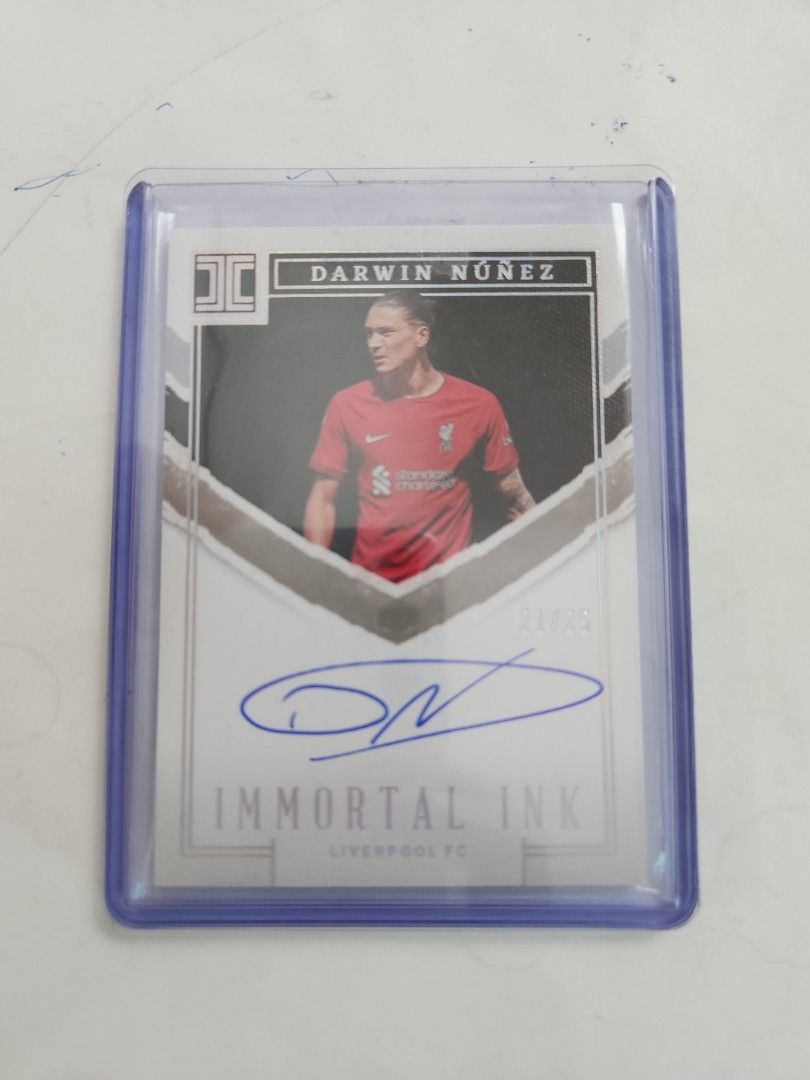 Son Heung Min Darwin Nunez Autograph Soccer Cards Genuine and Authentic ...