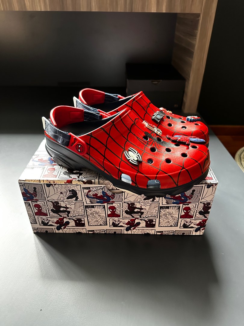 Spider-man All-Terrain Clog-Crocs, Men's Fashion, Footwear, Flipflops ...