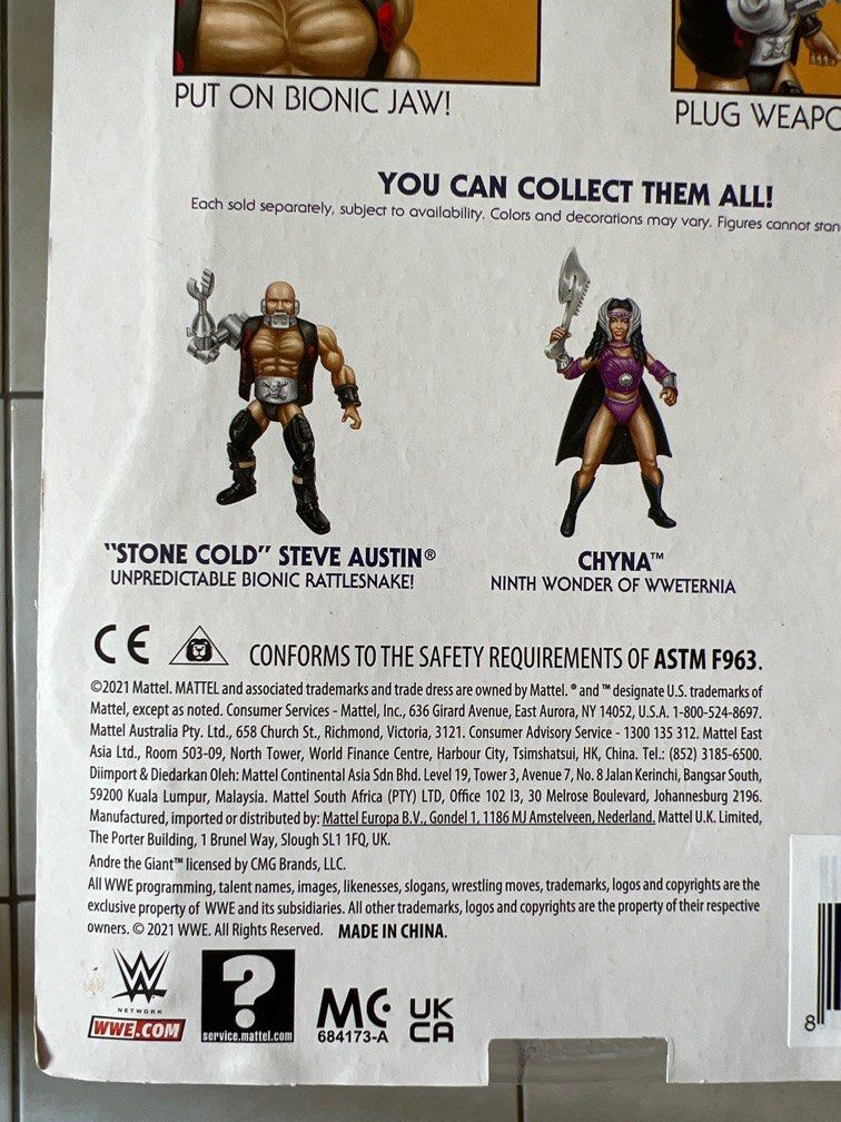 Stone Cold Master of the WWE Universe, Hobbies & Toys, Toys & Games on ...