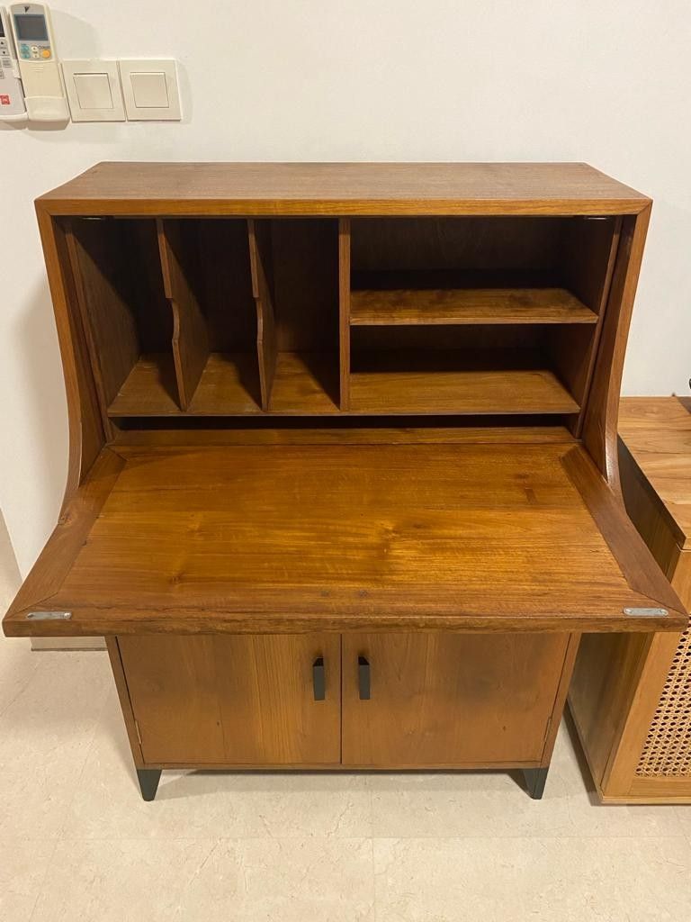 Study Table cabinet vintage, Furniture & Home Living, Furniture ...