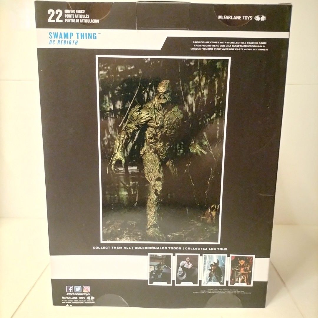 SWAMP THING MCFARLANE TOYS MEGAFIG DC REBIRTH MULTIVERSE BROWN SHIPPER ...