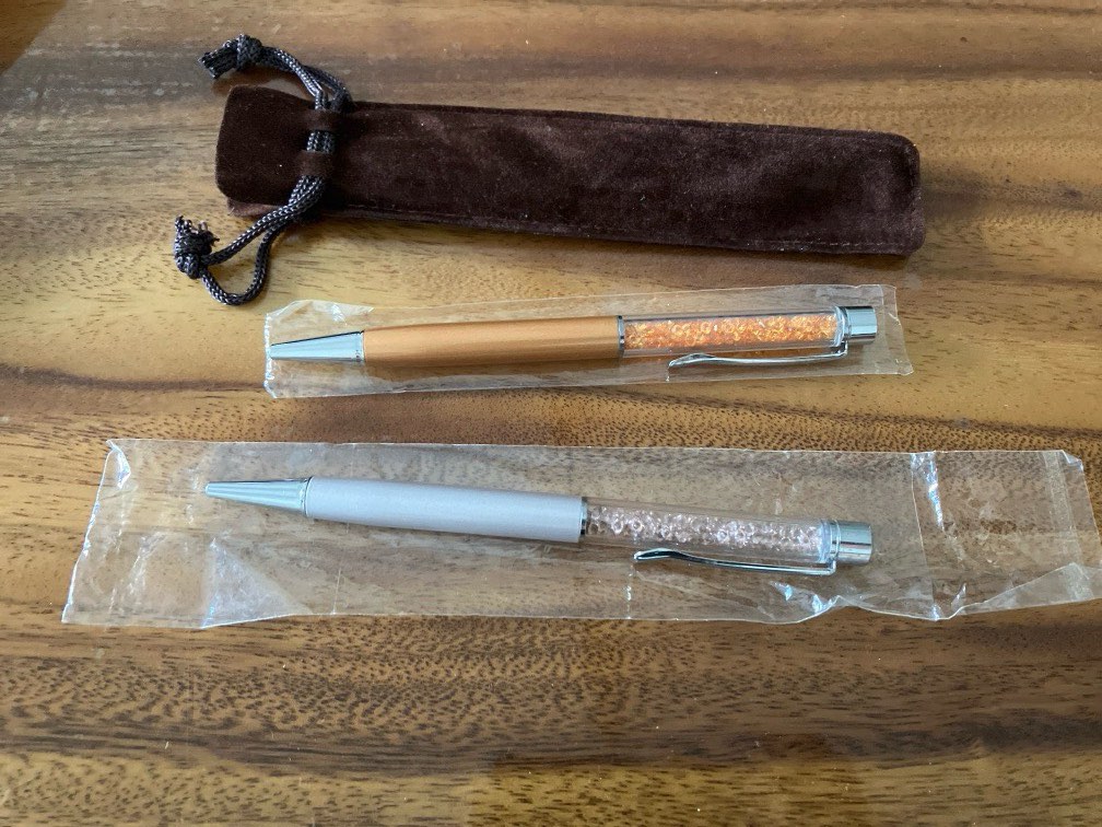 Swarovski pen x2, Hobbies & Toys, Stationery & Craft, Other Stationery ...