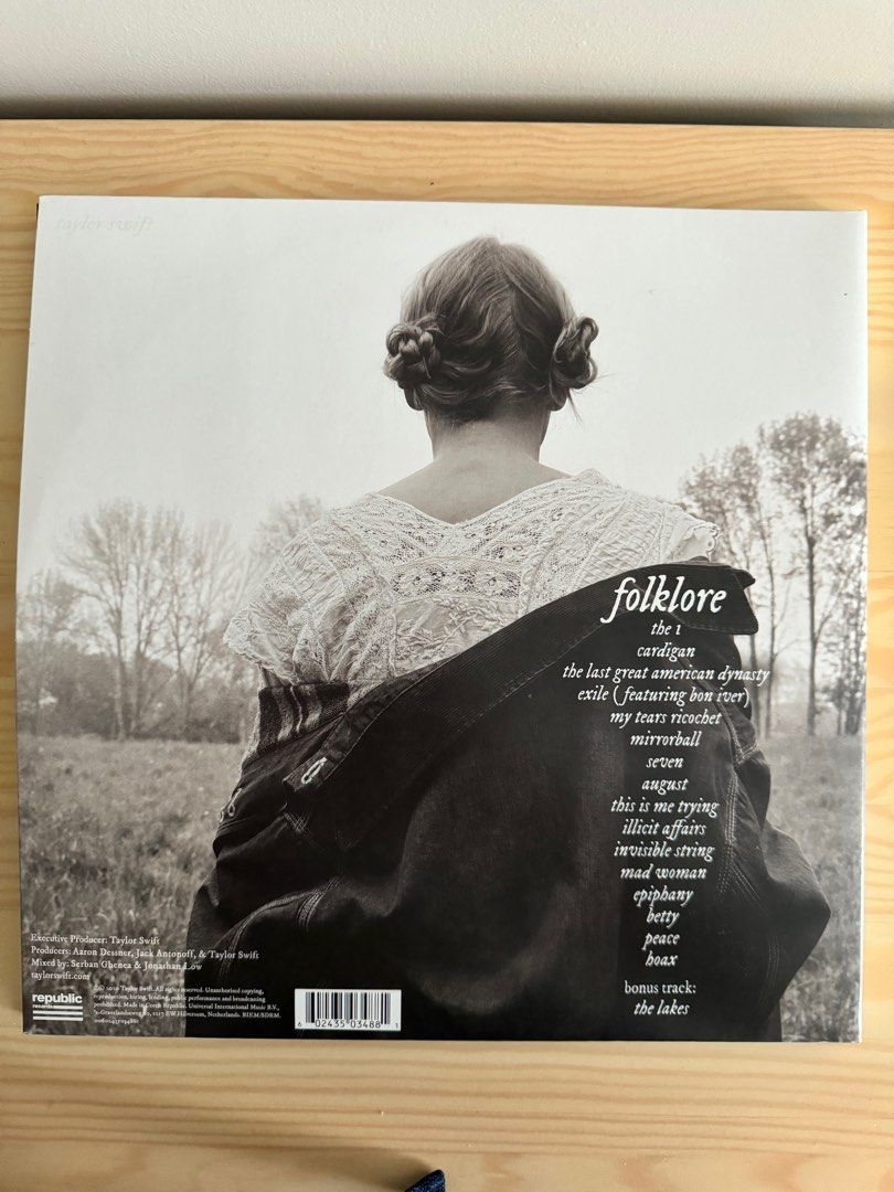 Taylor Swift Folklore Vinyl Record, Hobbies & Toys, Music & Media ...