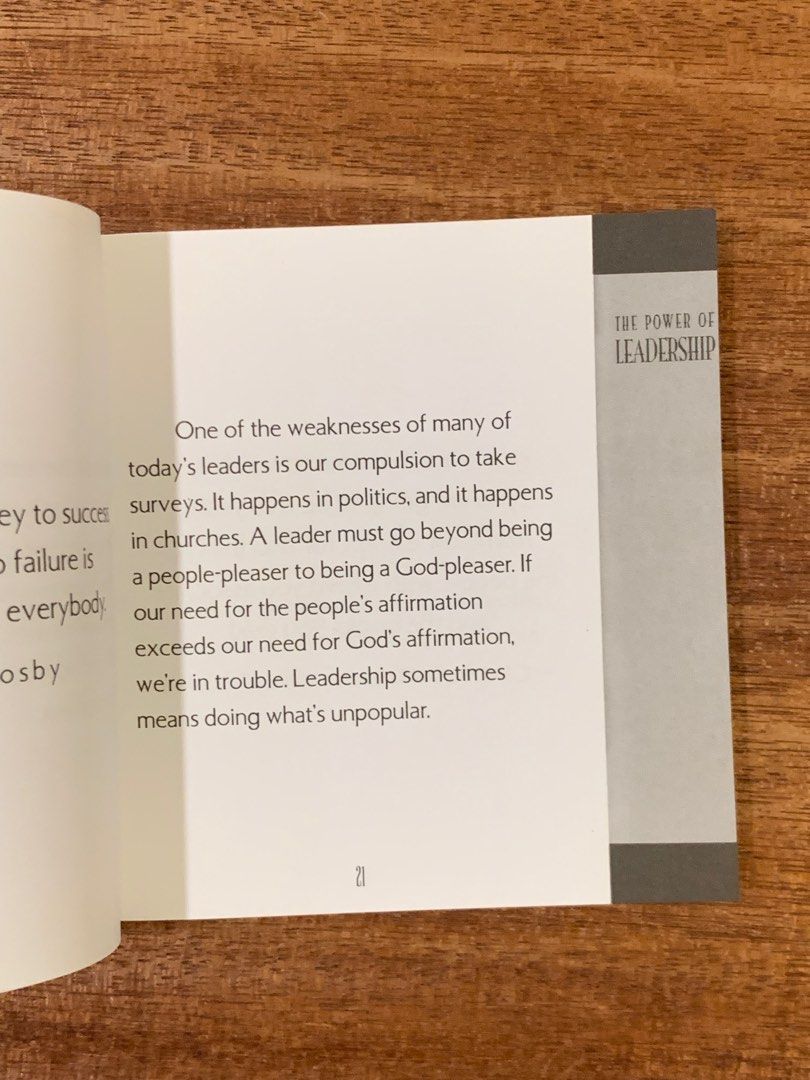 THE POWER OF LEADERSHIP book by John C Maxwell, Hobbies & Toys, Books ...