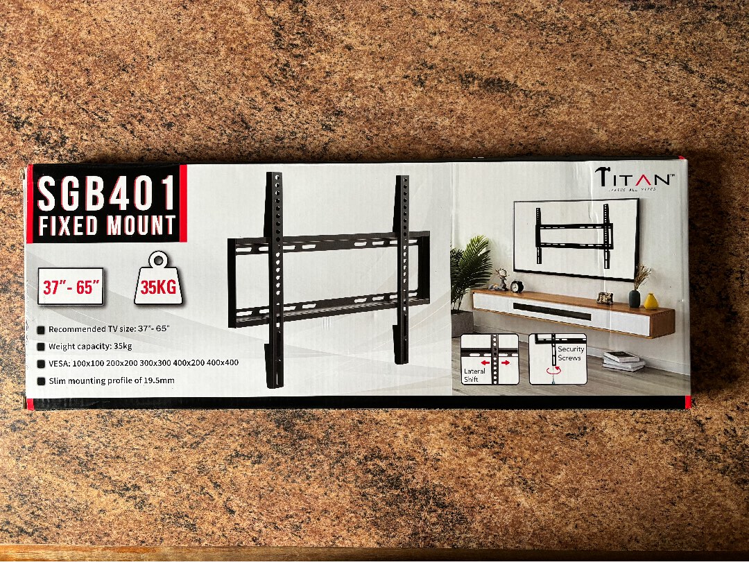 Titan TV Wall Mount, TV & Home Appliances, TV & Entertainment, TV Parts ...
