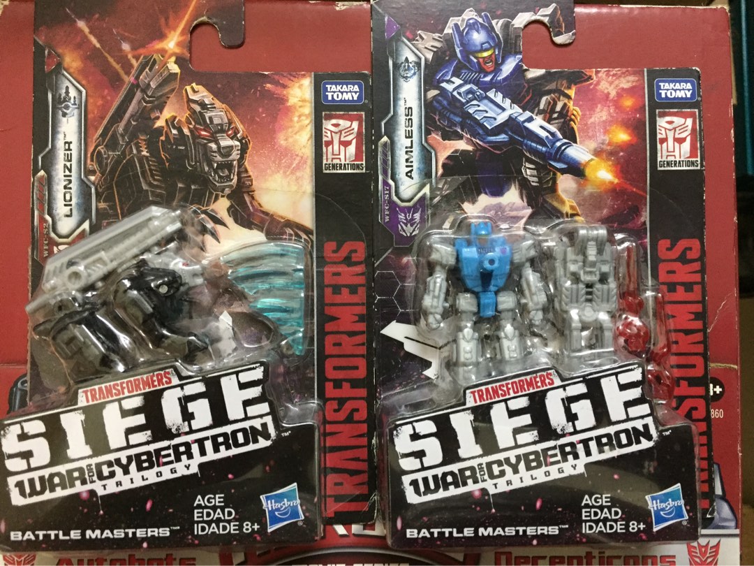 Transformers Siege Battle Target Masters Decepticon Aimless & Autobot ...