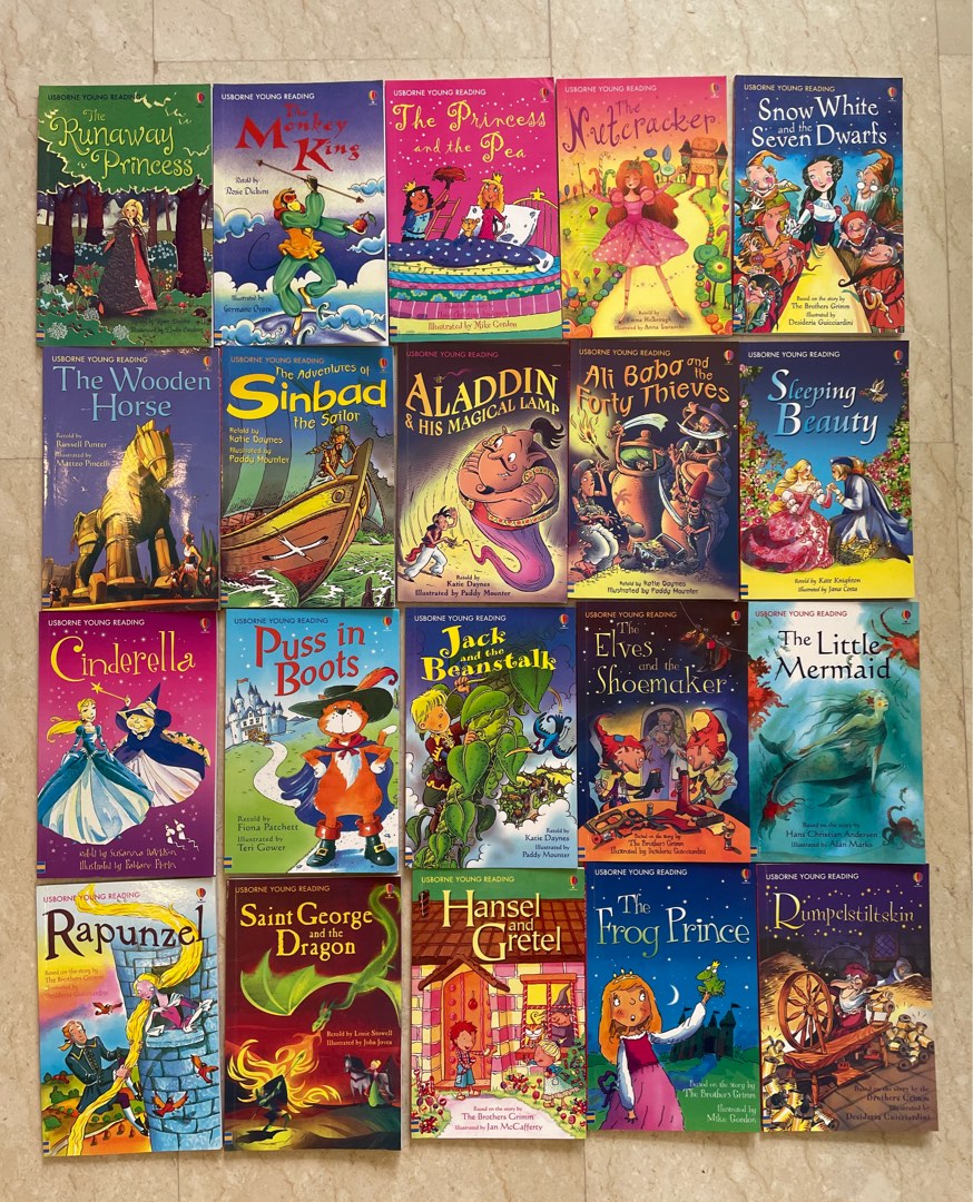 Usborne First Reading Series One (20 books), Hobbies & Toys, Books ...