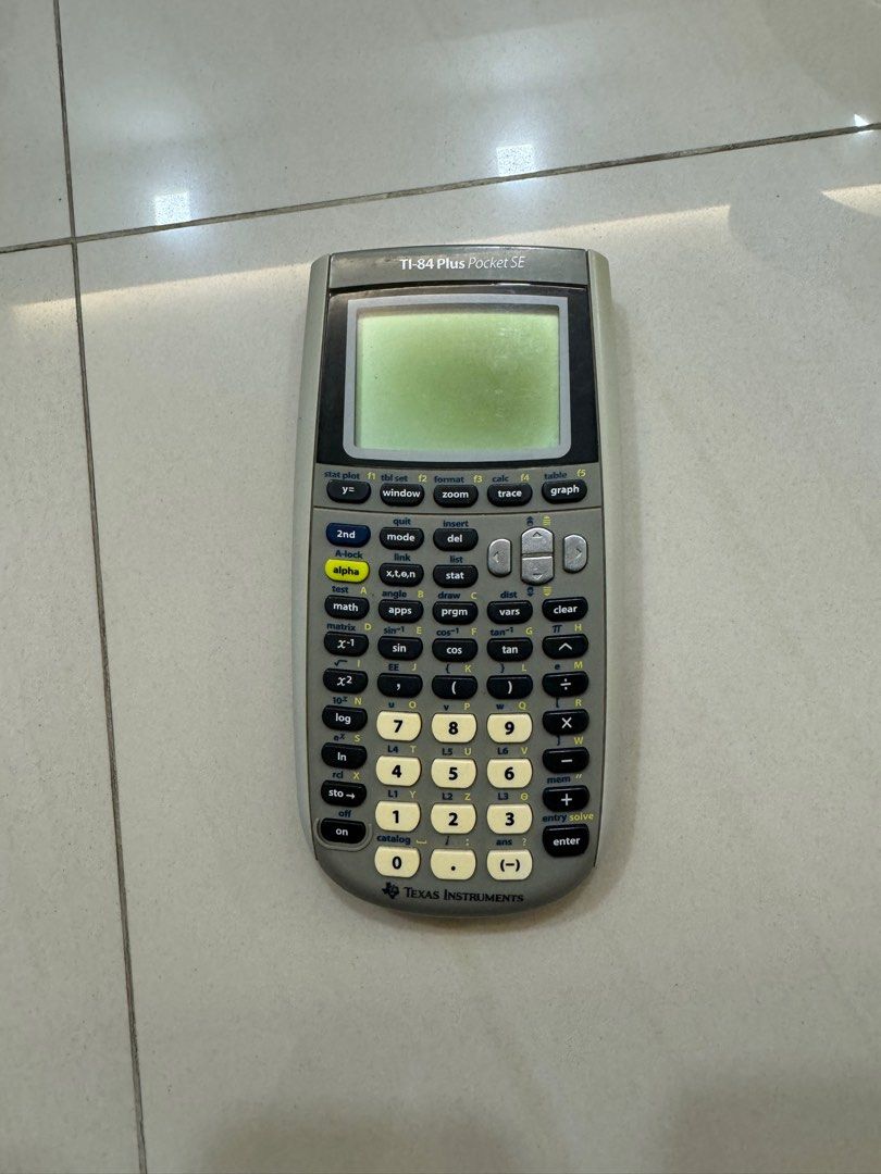 Used Ti-84 Plus Pocket SE, Hobbies & Toys, Stationery & Craft, Stationery & School Supplies on ...