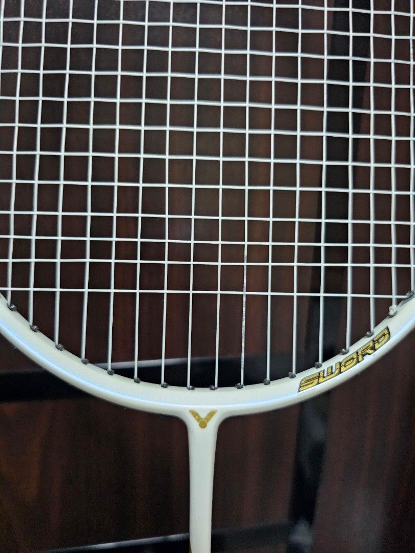 Victor bravesword LYD 4U badminton racket, Sports Equipment, Sports ...