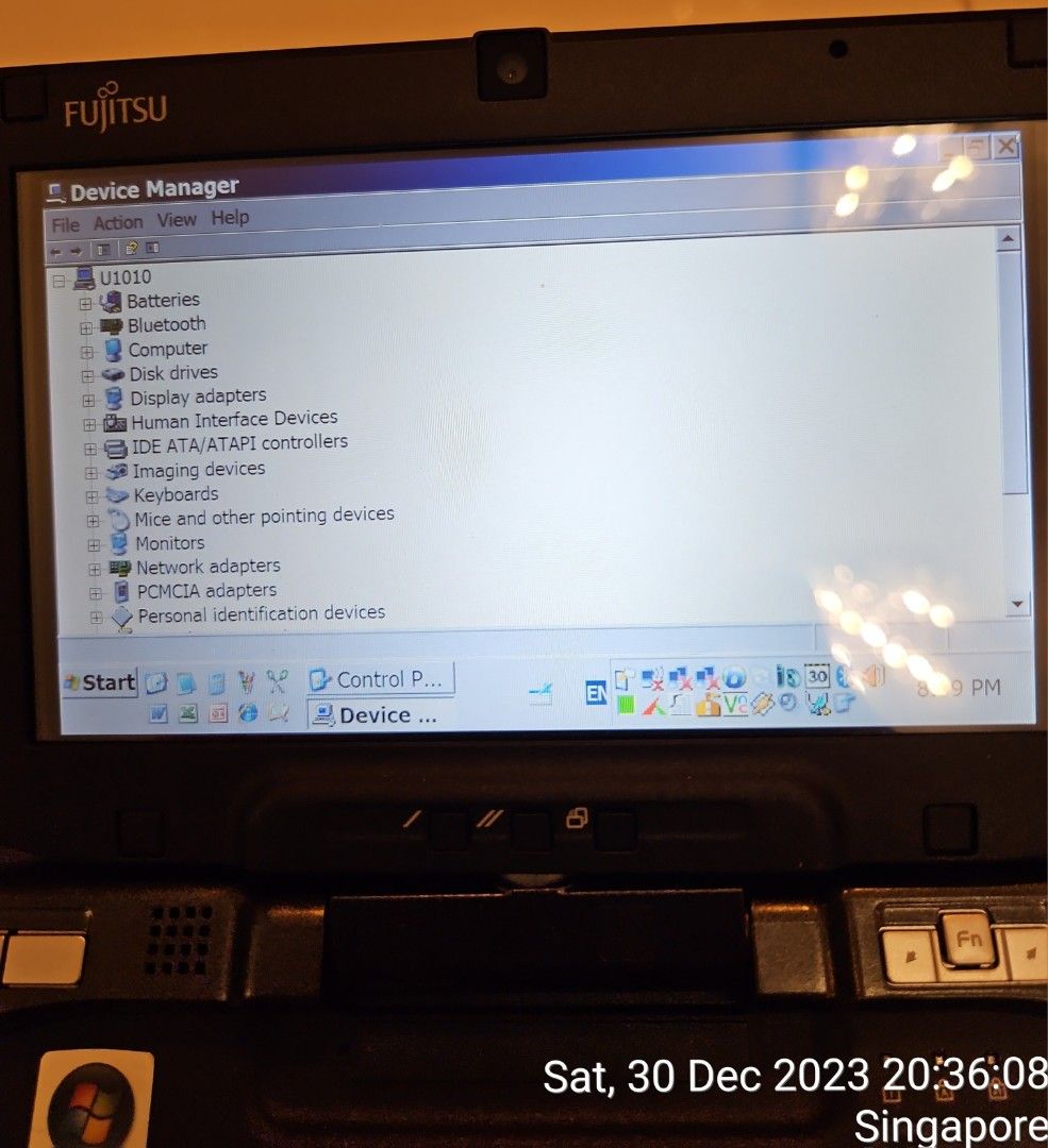 Vintage Fujitsu Lifebook U1010 Micro Notebook PC, Computers & Tech, Laptops & Notebooks on Carousell