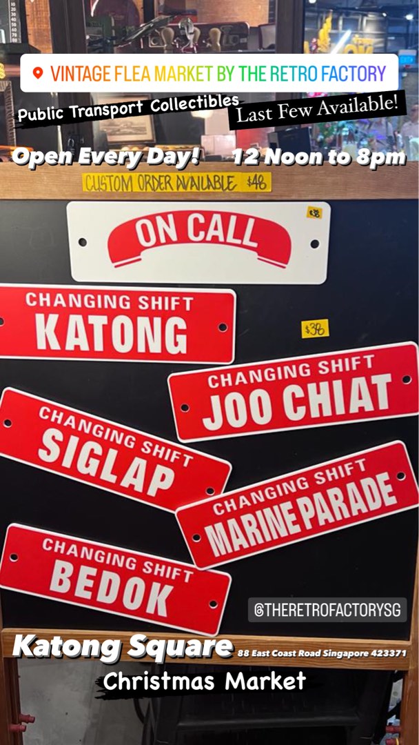 Vintage Taxi Changing Shift / On Call Sign Placard Retro Collectable ...