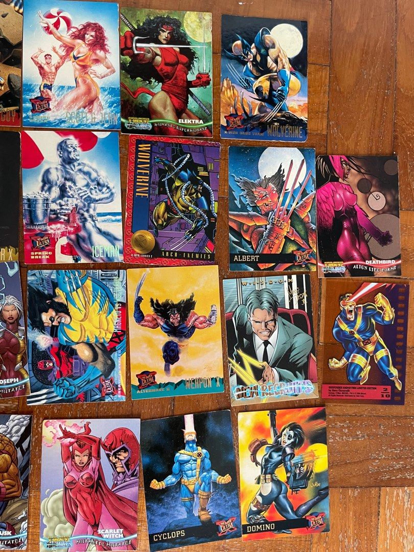 Vintage X-Men Collectible cards, Hobbies & Toys, Memorabilia ...