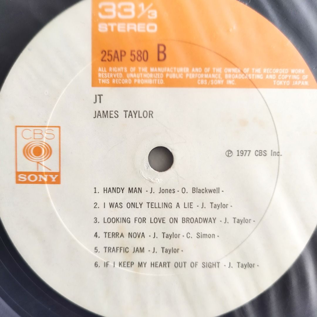 VINYL / 1ST PRESS, JAPAN (1977), GATEFOLD / GREAT SOUND! / JAMES TAYLOR ...