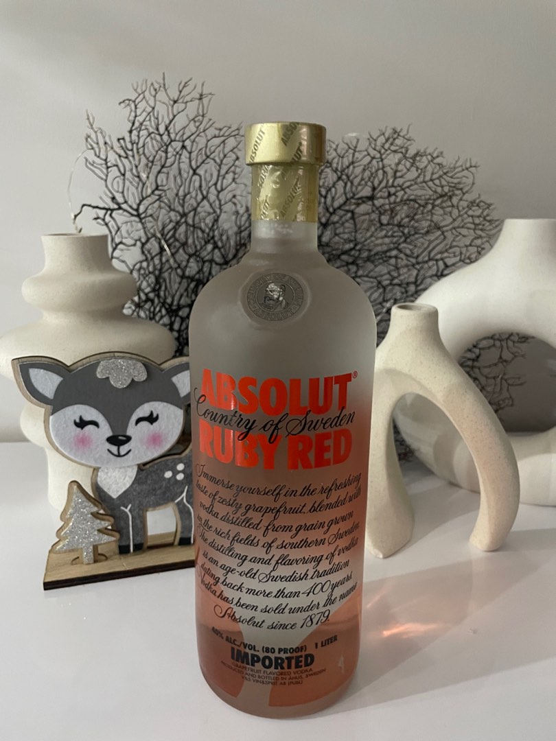Vodka ruby red, Food & Drinks, Alcoholic Beverages on Carousell
